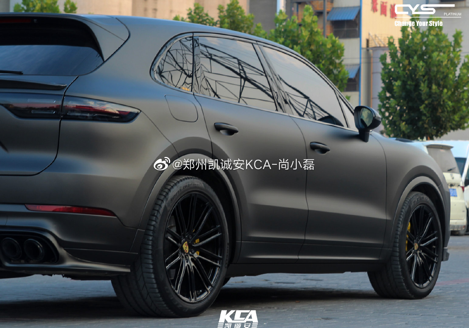 黑武士 保时捷超亚黑效果 CYS-SM29超亚黑改色-新浪汽车