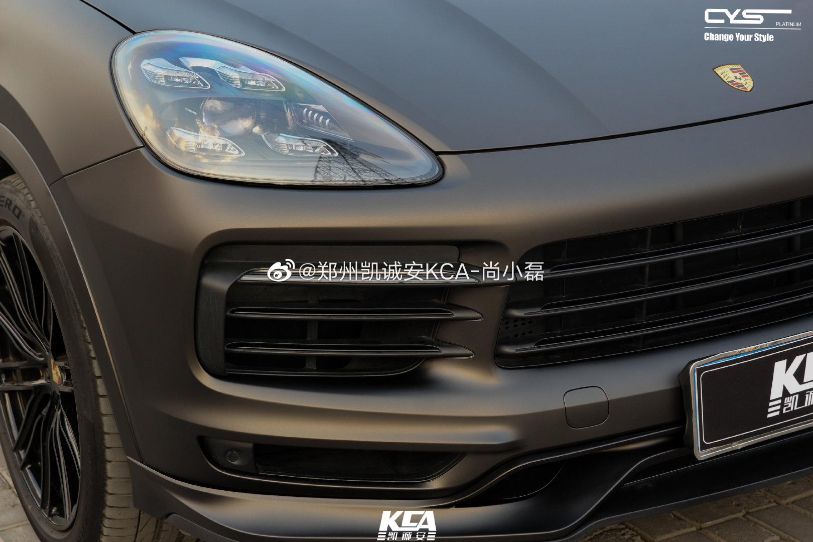 黑武士 保时捷超亚黑效果 CYS-SM29超亚黑改色-新浪汽车