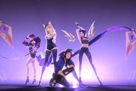 kda五人高清壁纸-千图网