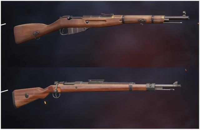 特别容易混淆的吃鸡枪械，看图识枪：找出AK、M4、98K！