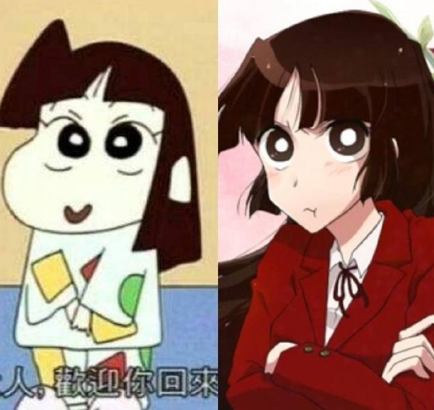 蜡笔小新中的人物长大后,小爱变女神太撩人,小新帅的人认不出!