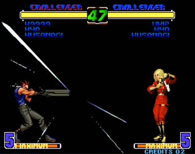 经典格斗游戏《拳皇》，如果薇普和k9999同时对枪会出现什么情况