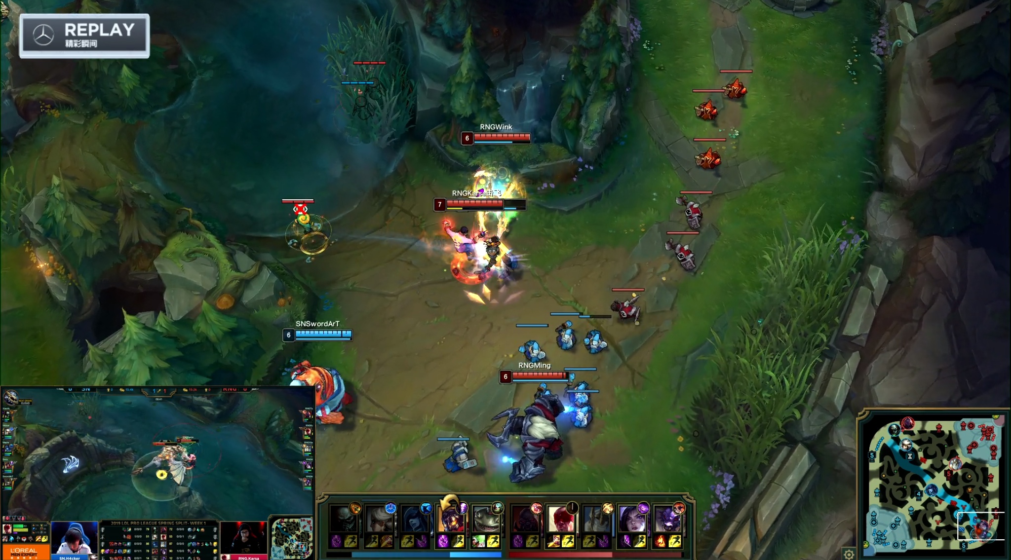SNG10-1碾压RNG，小虎只放出一个大招还空了，卡萨赛后无奈摇头