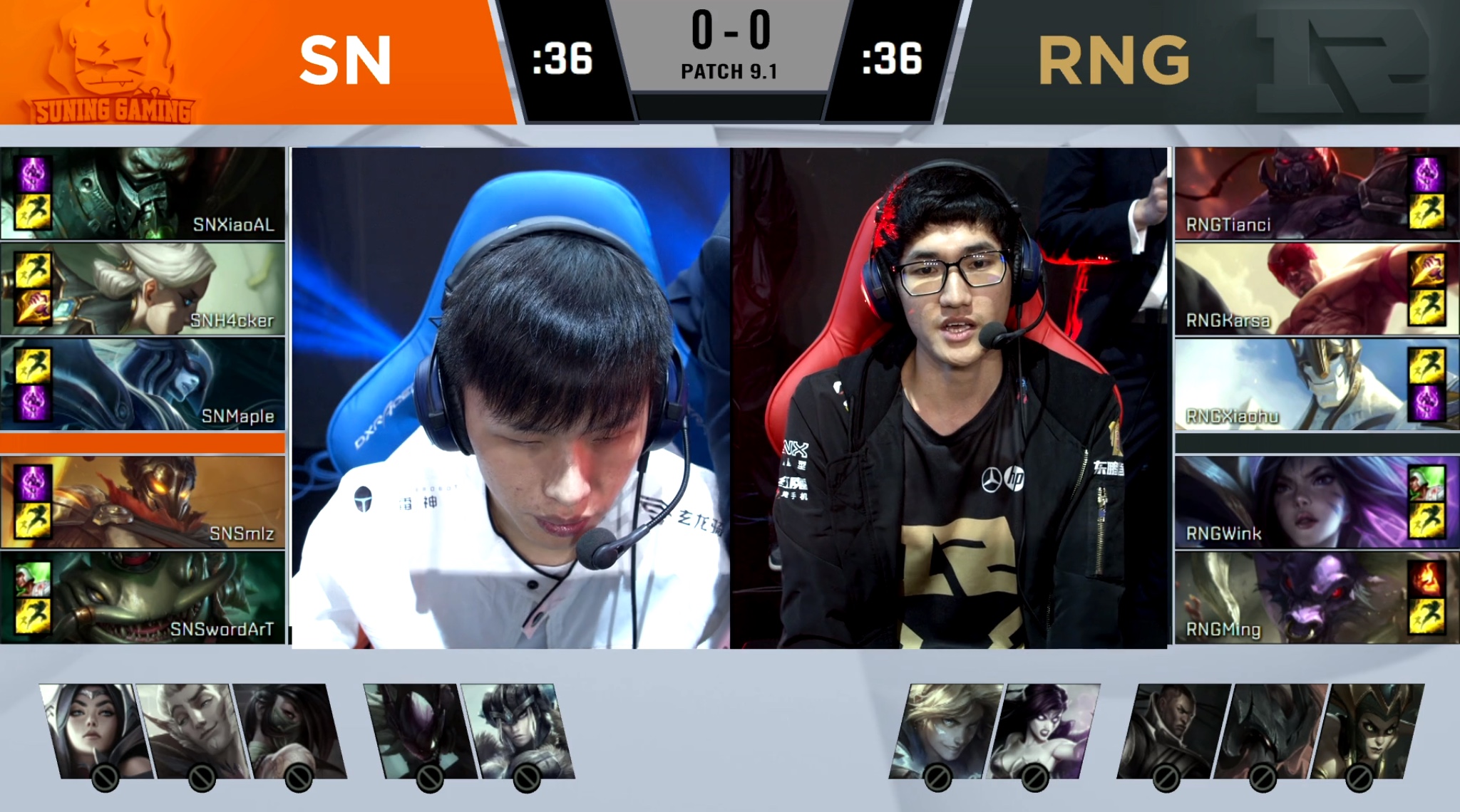 SNG10-1碾压RNG，小虎只放出一个大招还空了，卡萨赛后无奈摇头