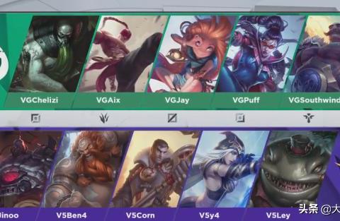 LOL-LPL：Y4 EZ七进七出灵活输出，V5让一追二拿下VG|吸血鬼|大龙|塔姆_新浪新闻
