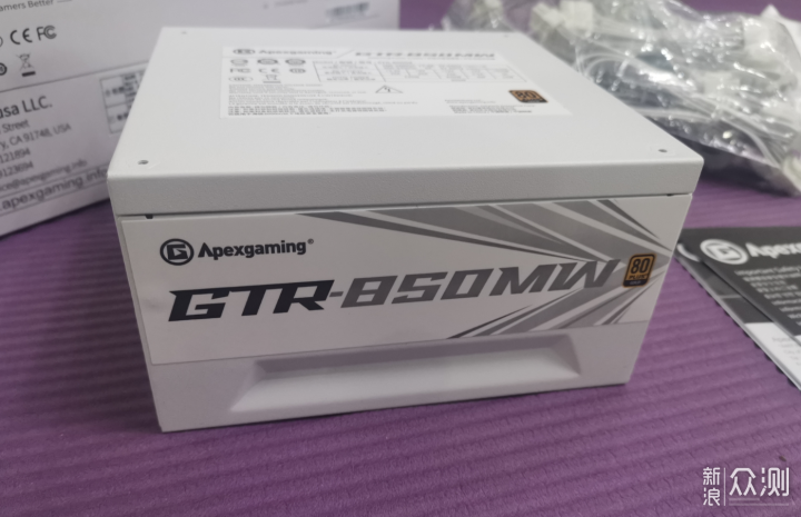 美商艾湃電競GTR 850M電源開箱評測 - 新浪香港