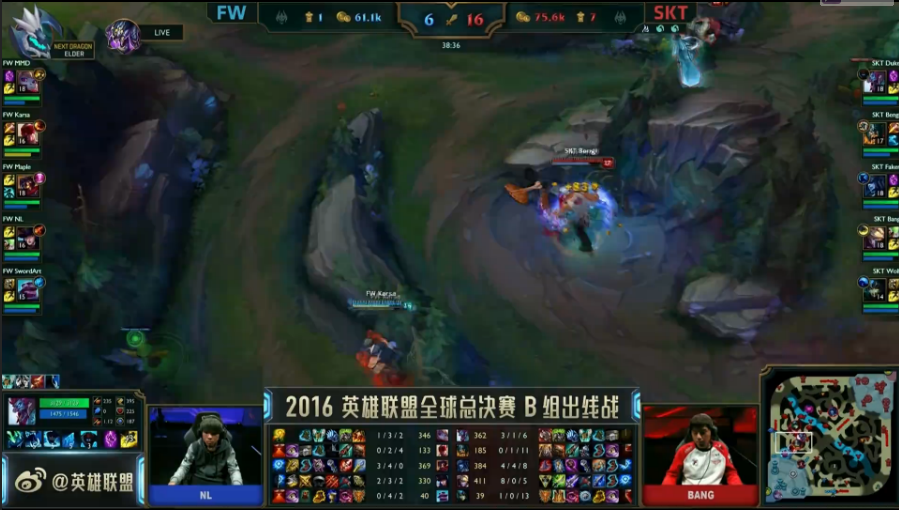 LOLS6世界总决赛直播地址 B组FW vs SKT直播地址-新浪英雄联盟专区