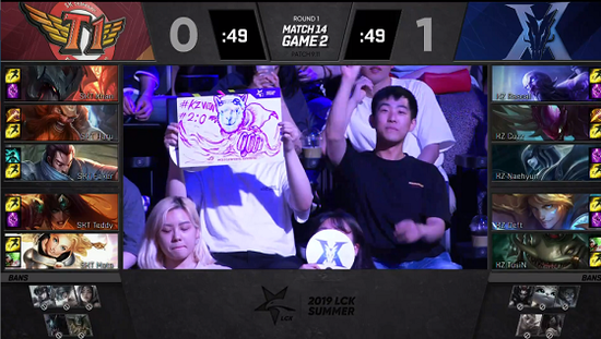 Faker打出最低伤害，SKT不敌KZ_新浪游戏_手机新浪网