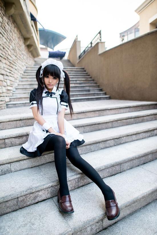 黑丝女仆专车已到站！周四cosplay大师美图电视游戏 新闻新浪游戏新浪网