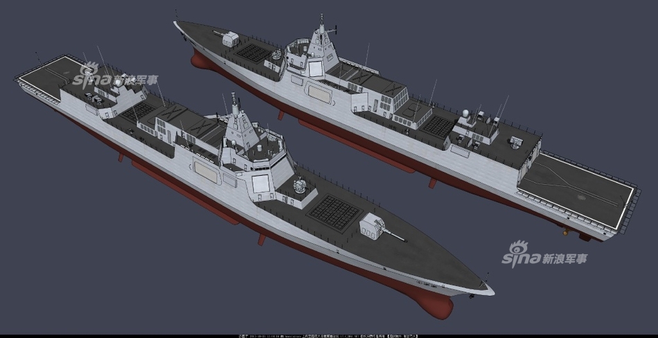 055a型驱逐舰cg图-千图网