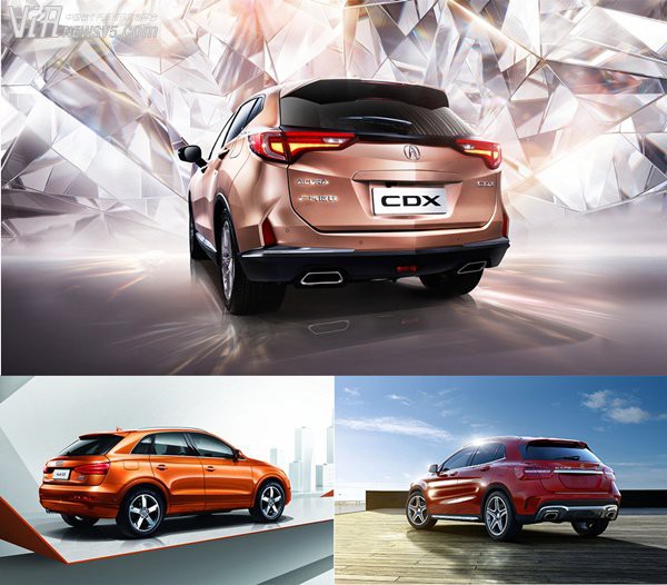 紧凑级SUV豪门 讴歌CDX/奥迪Q3/奔驰GLA对比