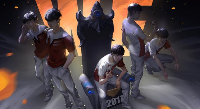 20张应援英雄联盟S7电竞主题同人绘画， 为WE和RNG疯狂打Call|同人|疯狂|电竞_新浪新闻