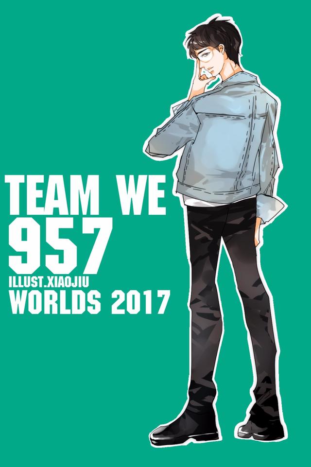 20张应援英雄联盟S7电竞主题同人绘画， 为WE和RNG疯狂打Call