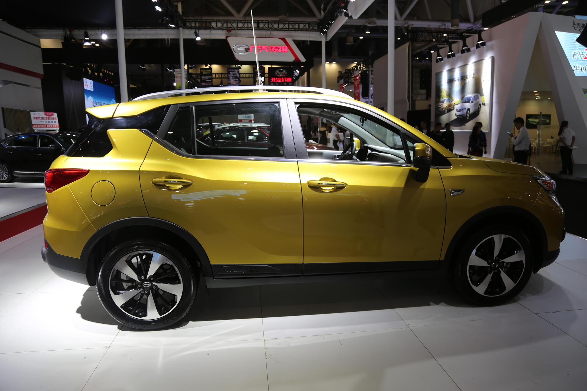 广汽传祺GS3，8万级别新风潮智联SUV，车展实拍！-新浪汽车