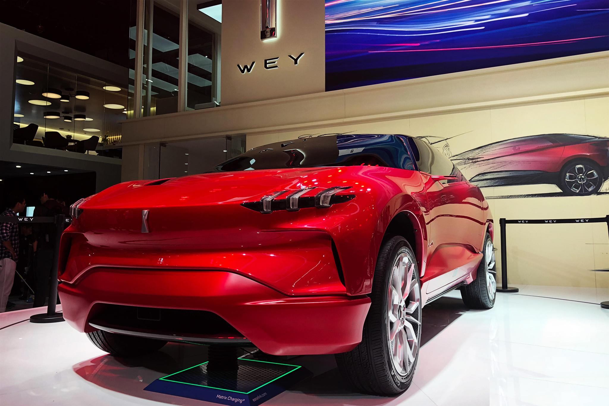 WEY XEV纯电动SUV概念车 中国首发，2017广州车展实拍！-新浪汽车