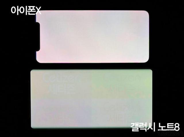 OLED屏幕烙印测试比拼: iPhone X完胜Note8