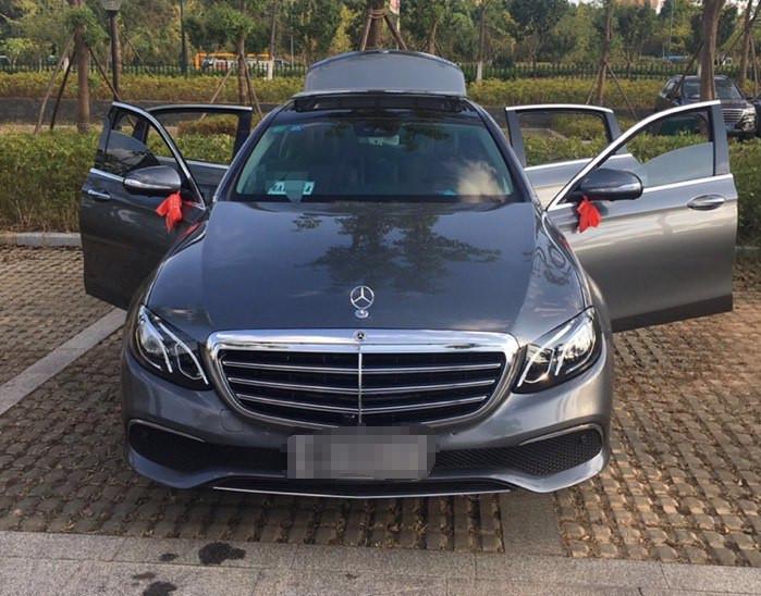 湖南小伙花55万买辆奔驰E300L, 车主感叹外观像S级迈巴赫