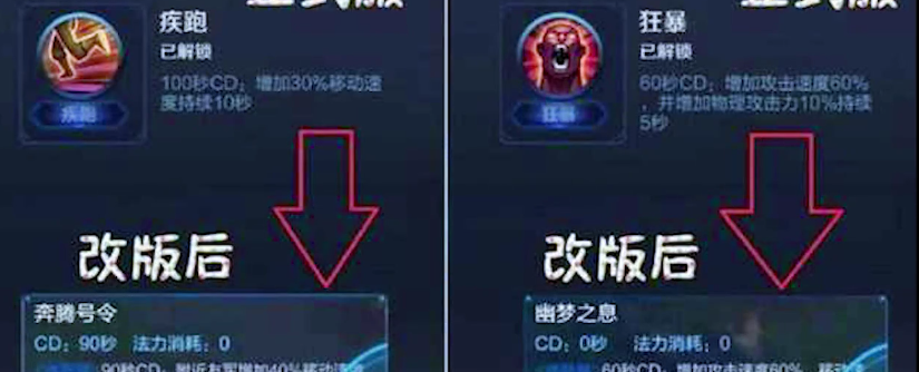 王者荣耀召唤师技能要改成四字名字，治疗疾跑瞬间就高大上了！