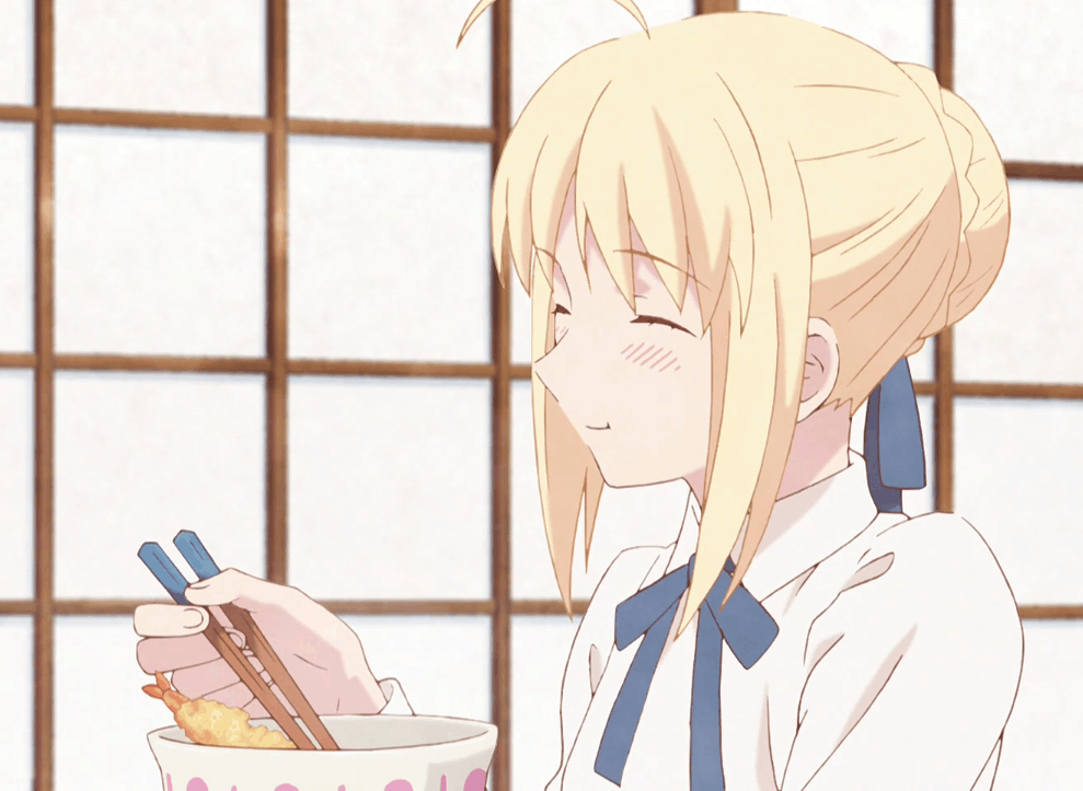 Saber酱的吃相你要承包吗? 本月必将登顶的治愈动漫!