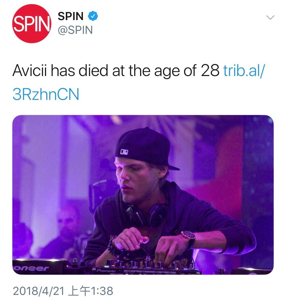 瑞典知名DJ Avicii去世！他在阿曼被发现死亡，死因不明，年仅28岁|阿曼|Wake me up|死因_新浪新闻