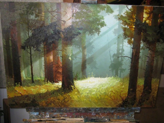 俄罗斯画家 Viktor Bykov 绘画作品一组|画家|俄罗斯|绘画作品_新浪新闻