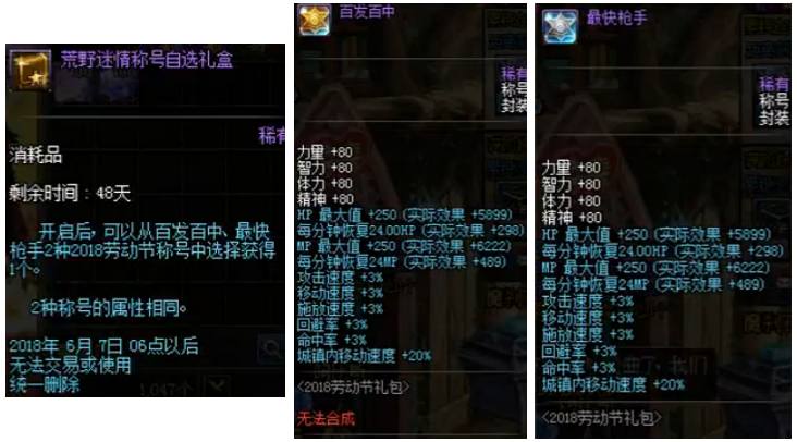 DNF：2018五一套更新，称号两级BUFF值得入手