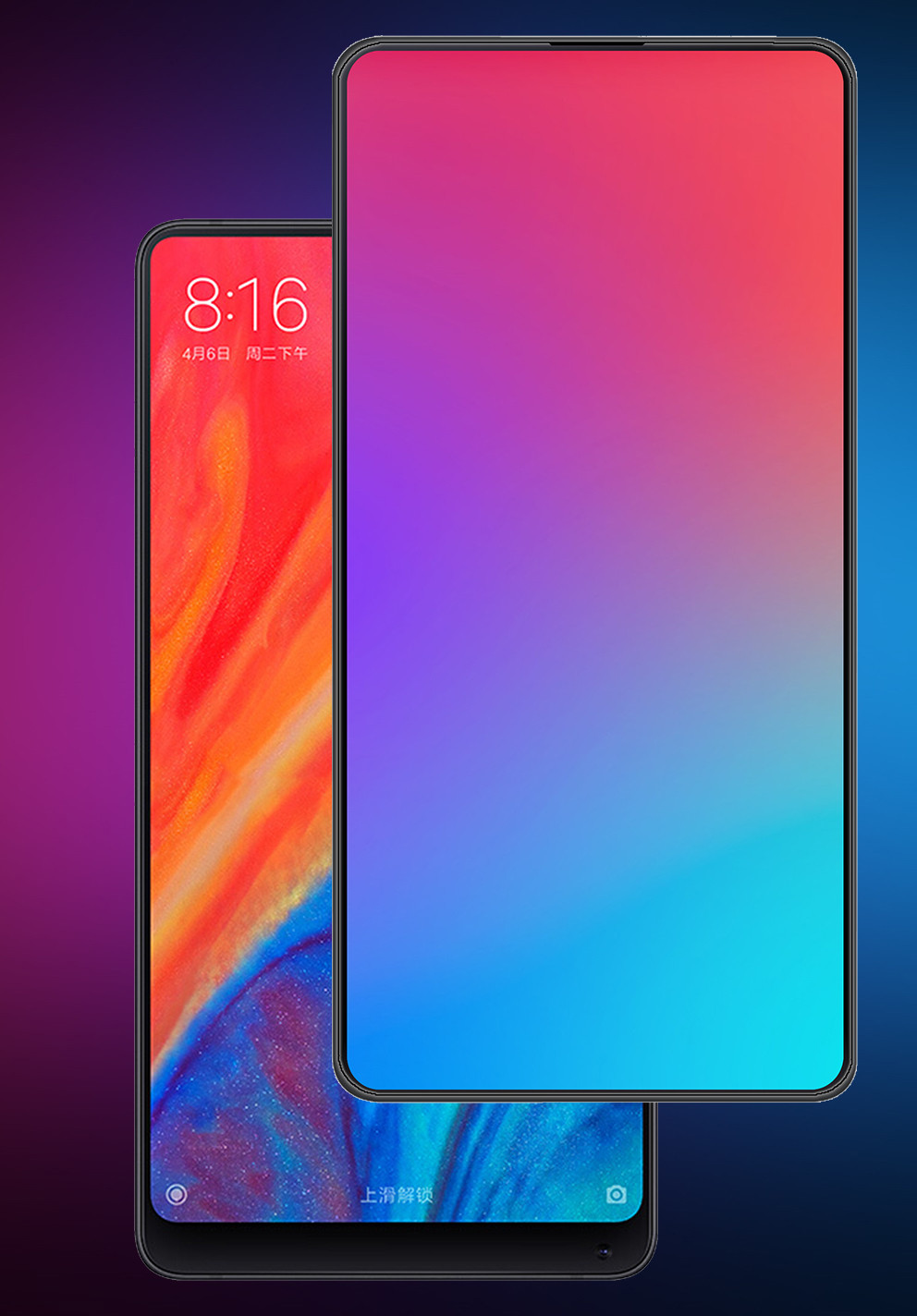 屏占比高达95%，概念版小米mix3，对比小米mix3|概念版|小米|屏幕_新浪新闻