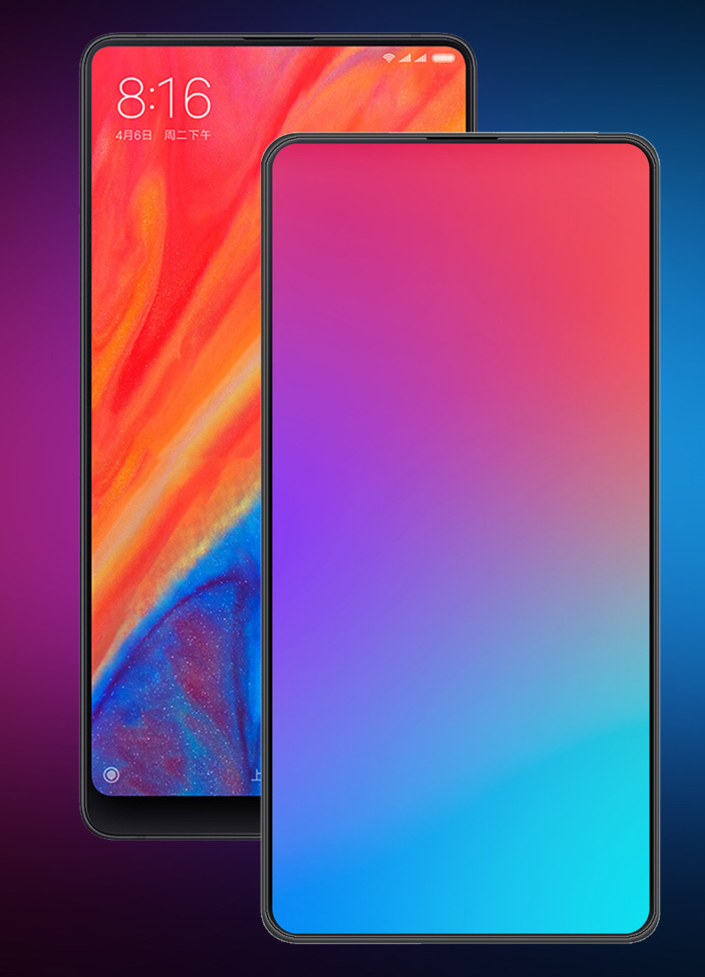 屏占比高达95%，概念版小米mix3，对比小米mix3|概念版|小米|屏幕_新浪新闻