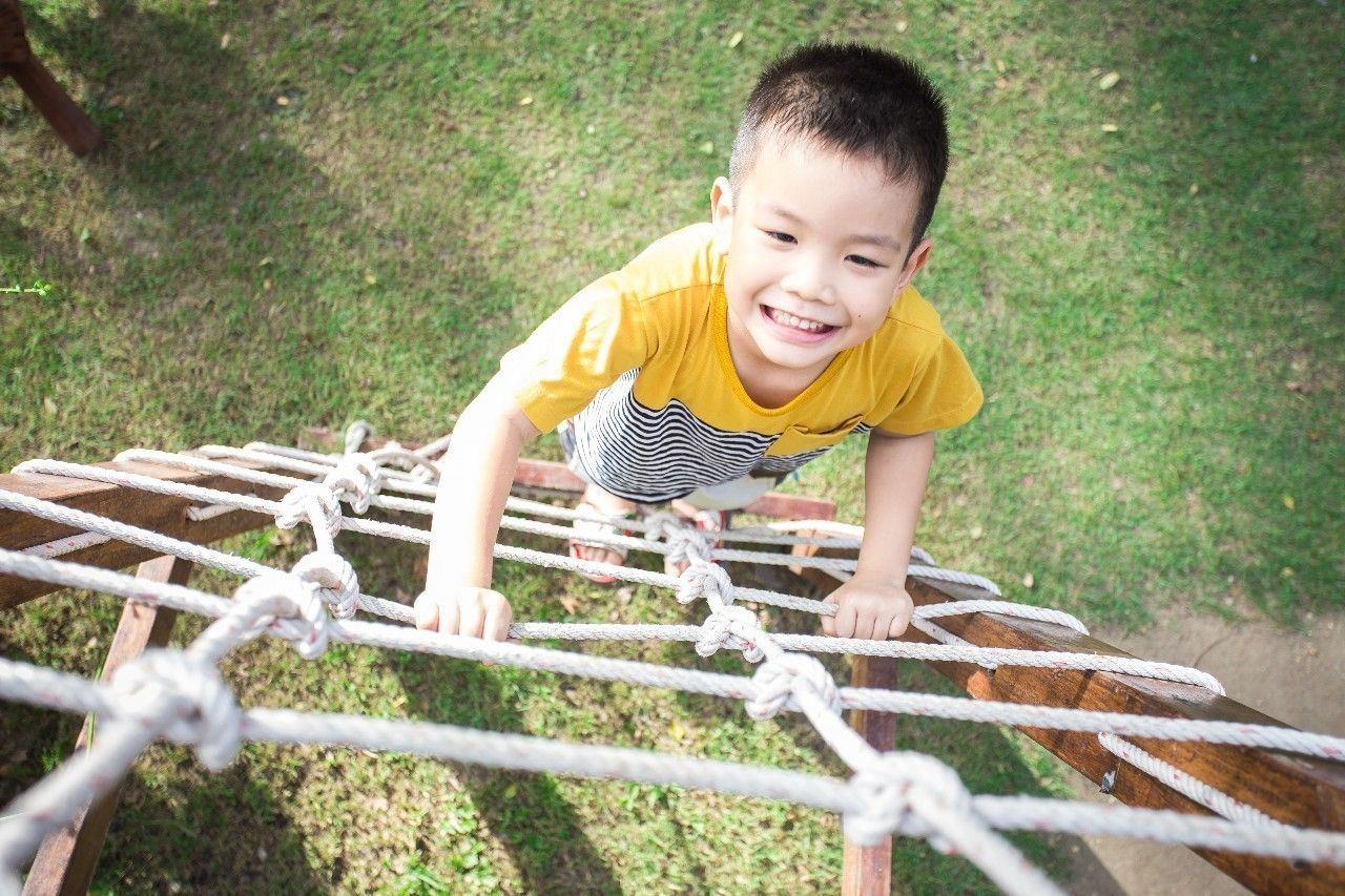 孩子喜欢运动是有好处的,让他们从小养成运动的好习惯!