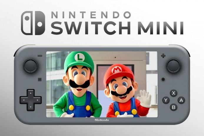 任天堂新掌机Switch Mini曝光：手柄不可拆卸 有点像PSV|掌机|任天堂|清水_新浪新闻