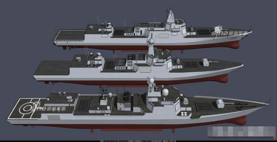 052D定格36艘？新052E开始设计，排水量或达9000吨