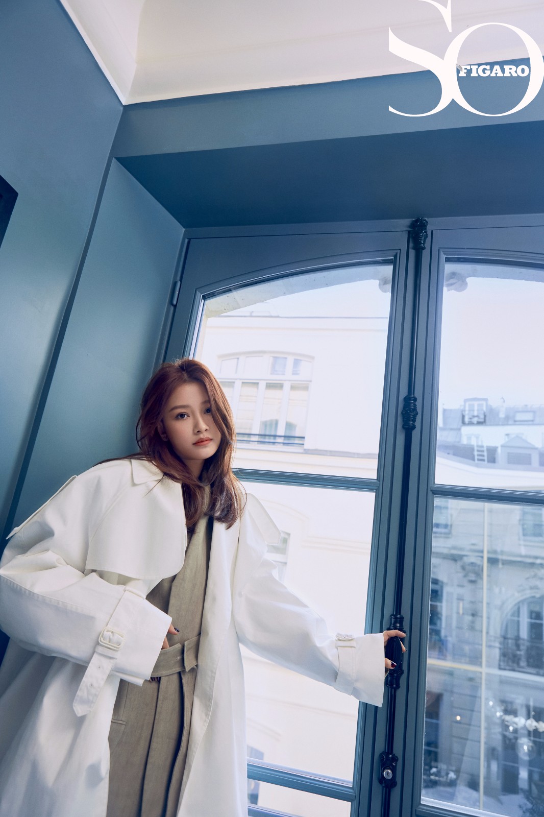 孙怡《SO Figaro》封面曝光，浪漫柔软的24岁人生