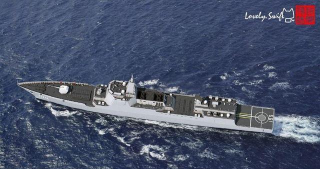 刚刚，052E型驱逐舰首露真容，侧重反潜，或明年下水！