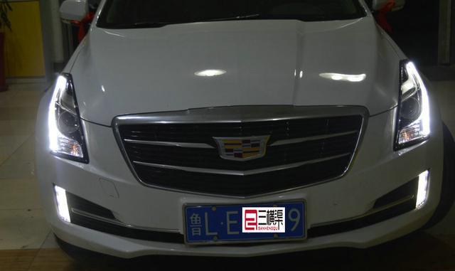 凯迪拉克ATSL深度换装led日行灯，隐藏式行车记录仪-新浪汽车