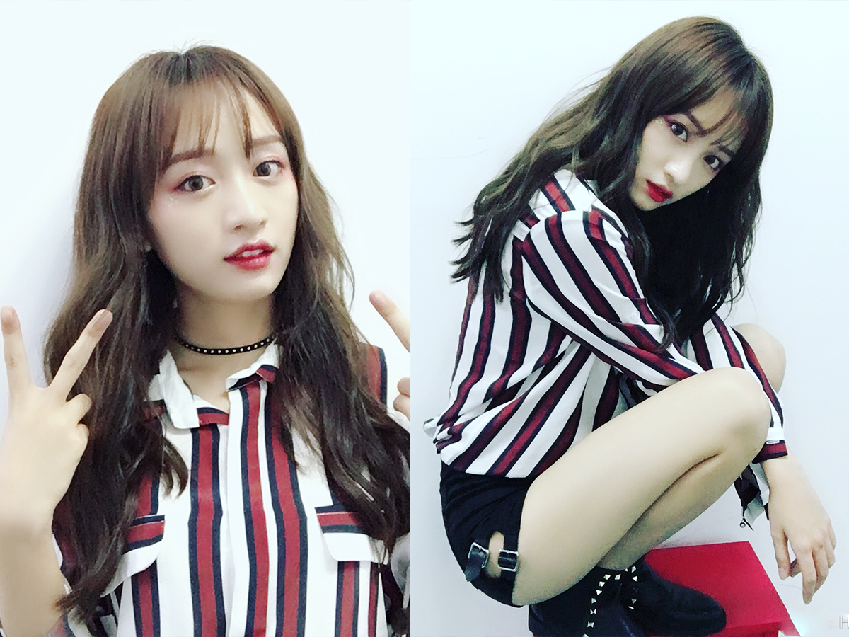 SHN48黄婷婷现身，露腰背心里面穿长袖，这时尚不懂了吧！|黄婷婷|长袖|时尚_新浪新闻