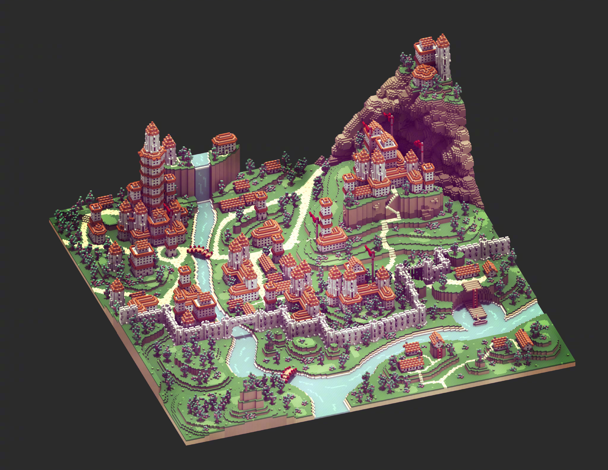 他把3D立体场景做出了像素范儿 法国巴黎设计师 Sir Carma|3D_新浪新闻