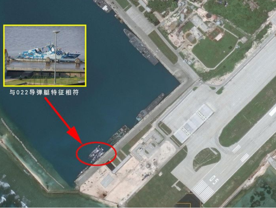 基础优秀，022导弹艇转战南海，配合HQ-9战力爆表