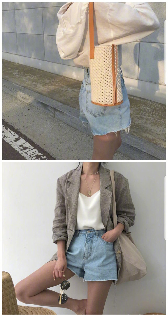 韩国博主_e_eun 穿搭借鉴，气质慵懒又随性。|气质|韩国_新浪新闻