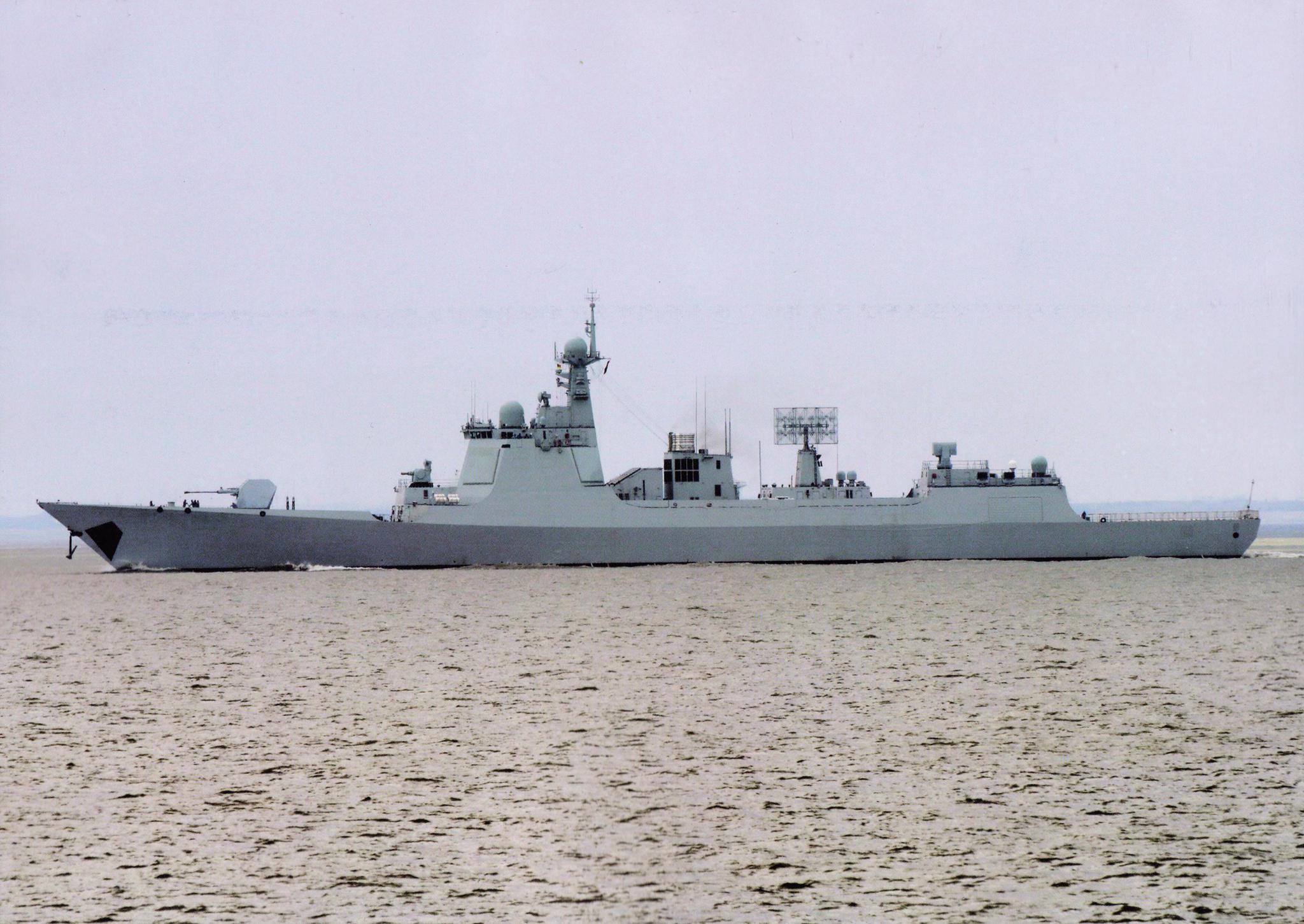 中国海军052D驱逐舰美图......（鼎盛yangheng扫图）|驱逐舰|中国海军|美图_新浪新闻