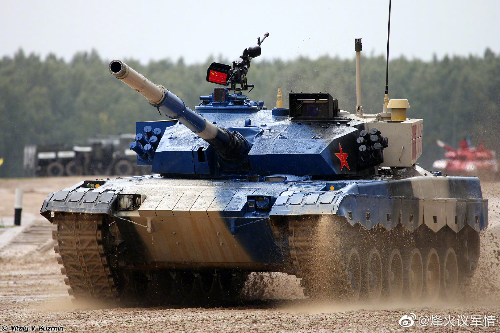 回顾：96B主战坦克在“坦克两项”上的身影|主战坦克|坦克|身影_新浪新闻
