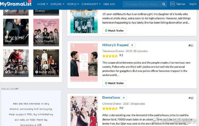 外国评分网站mydramalist中，中国电视剧《陈情令》评分第一？|陈情令|评分|外国_新浪新闻
