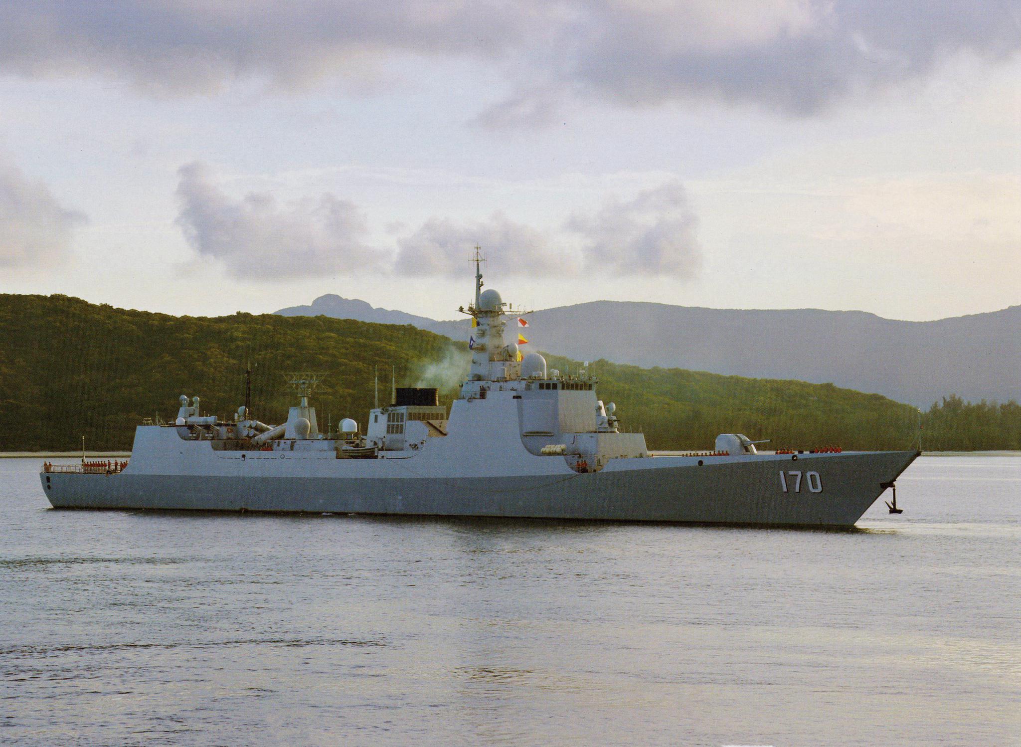 中国海军052C型驱逐舰......|驱逐舰|中国海军_新浪新闻