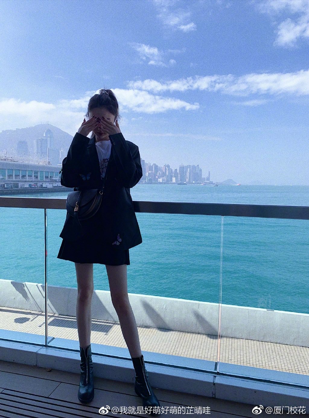 她叫曹芷晴，98年，美术生，身高177cm，大长腿MM，你觉得几分呢|美术生|身高|曹芷晴_新浪新闻