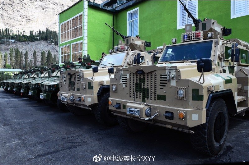 塔吉克斯坦边防部队装备的北方工业VP-11型防地雷反伏击车、陕西宝鸡|塔吉克斯坦|通用机枪|宝鸡_新浪新闻
