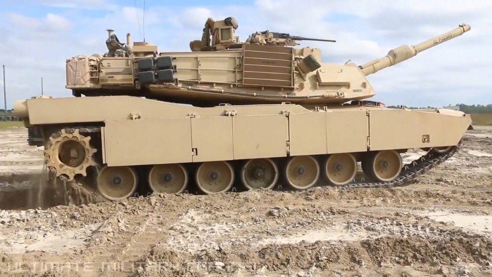 美国陆军M1A1-SA主战坦克训练画面|主战坦克|美国陆军|训练_新浪新闻