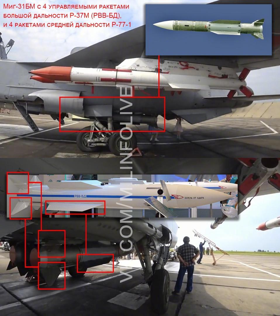 俄最新R-37M超远程空空导弹已经服役|米格|截击机|空空导弹_新浪新闻