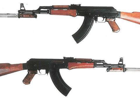 56式步枪仿制于前苏联大名鼎鼎的AK-47突击步枪|枪托|步枪|握把_新浪新闻