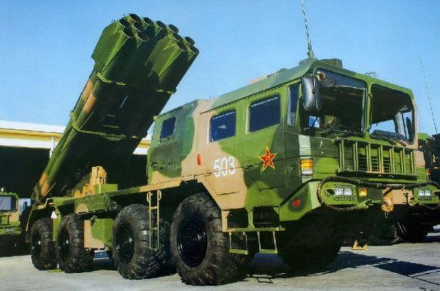 PHL03式300毫米火箭炮由于射程远、精度高、威力大|火箭炮|火箭弹|射程_新浪新闻