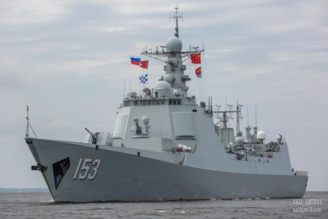 老外镜头下的我海军“中华盾”153舰，拍得很走心，越看越美|海军|基尔运河|外方_新浪新闻