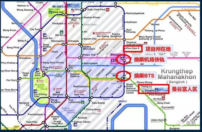 曼谷唯一MRT环线，贯曼谷三大CBD！黄金环线的房子值几何？